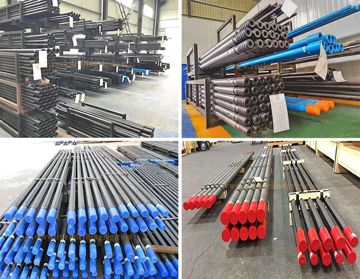 St68 Blast Hole Threaded Drill Rod,Extension Rod With Coupling Sleeves ...