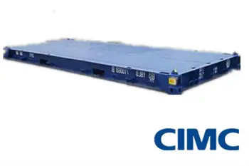 20ft ISO Platform Flat Deck Container, View Platform, CIMC Product ...