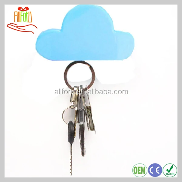 Novelty Cloud Shape Wall Keying Holder Powerful Magnets Key Holder ...