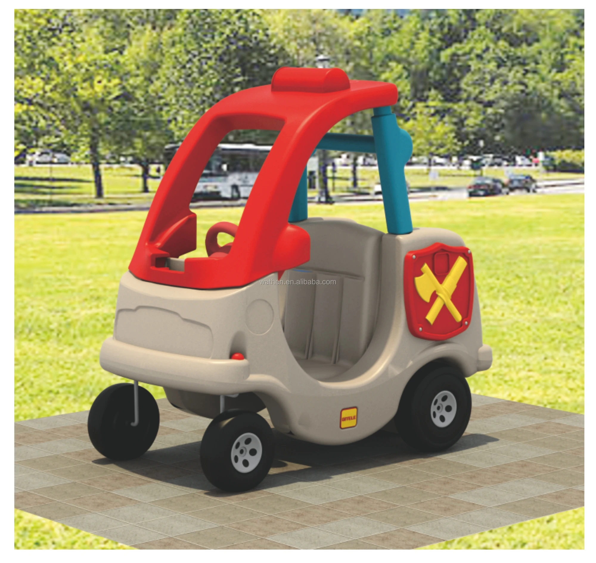 Popular Outdoor Ride On 4 Wheel Car For Amusement Park Rides - Buy Kids ...