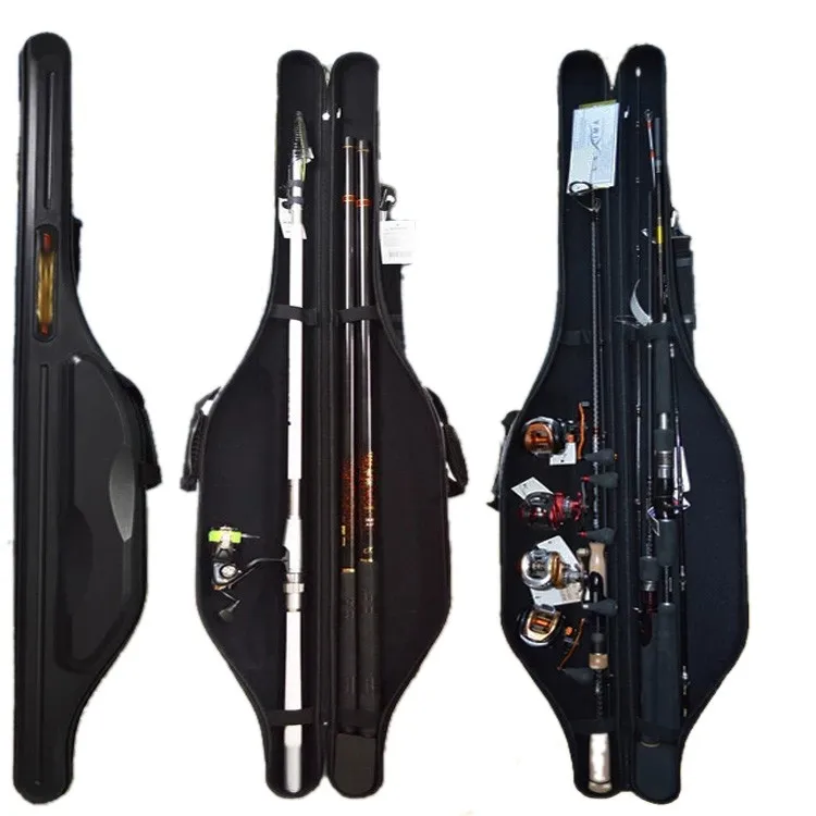 Abs Hard Shell Fishing Rod Bag Fishing Lure Bag Fishing Reel Bag / Rod ...