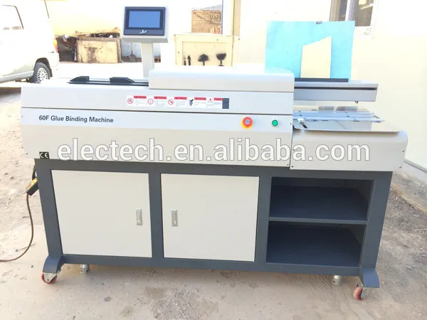 4 Clamps Automatic Hot Melt Glue Book Binding Machine