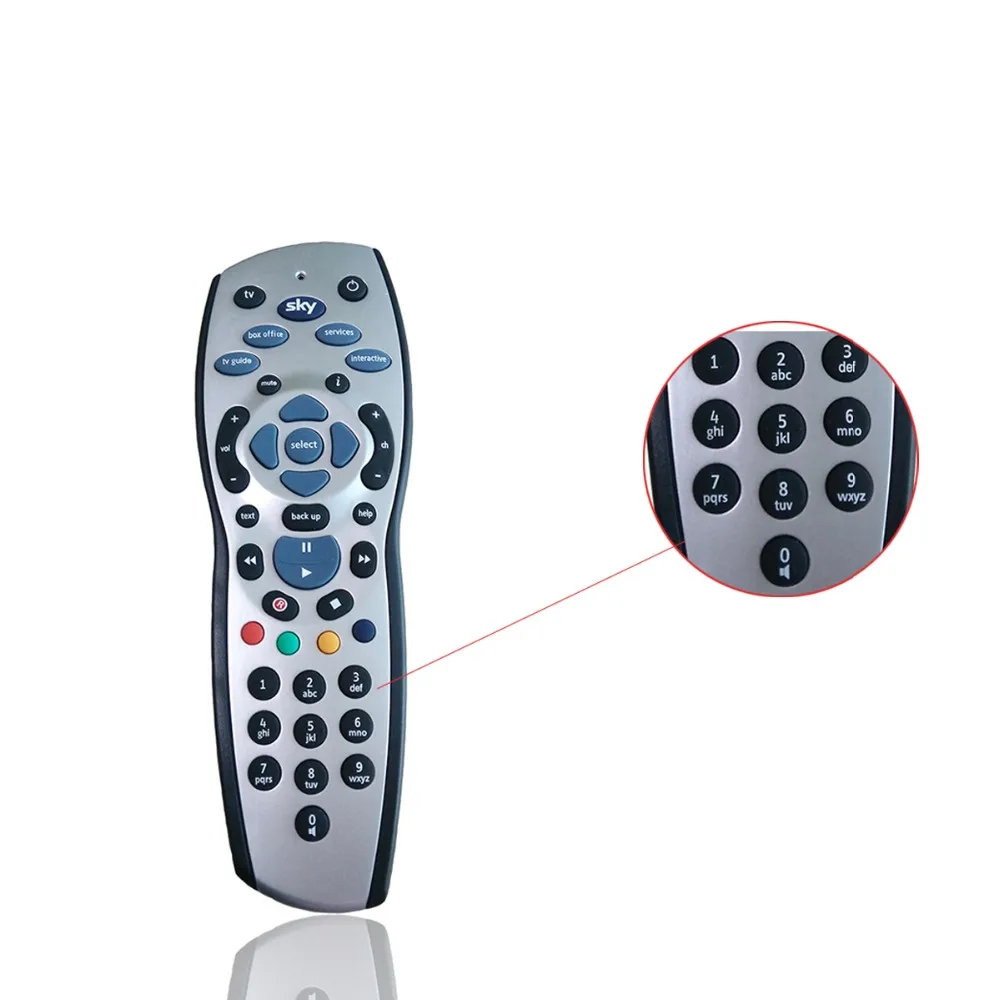 Remote Control Replacement For Sky + Plus Hd Box Sky+hd Rev.9f Remote ...
