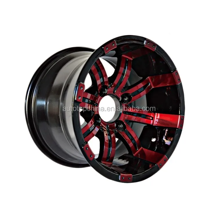 Wholesale Cast Alloy ATV Wheel Rims - Utility Red 12inch