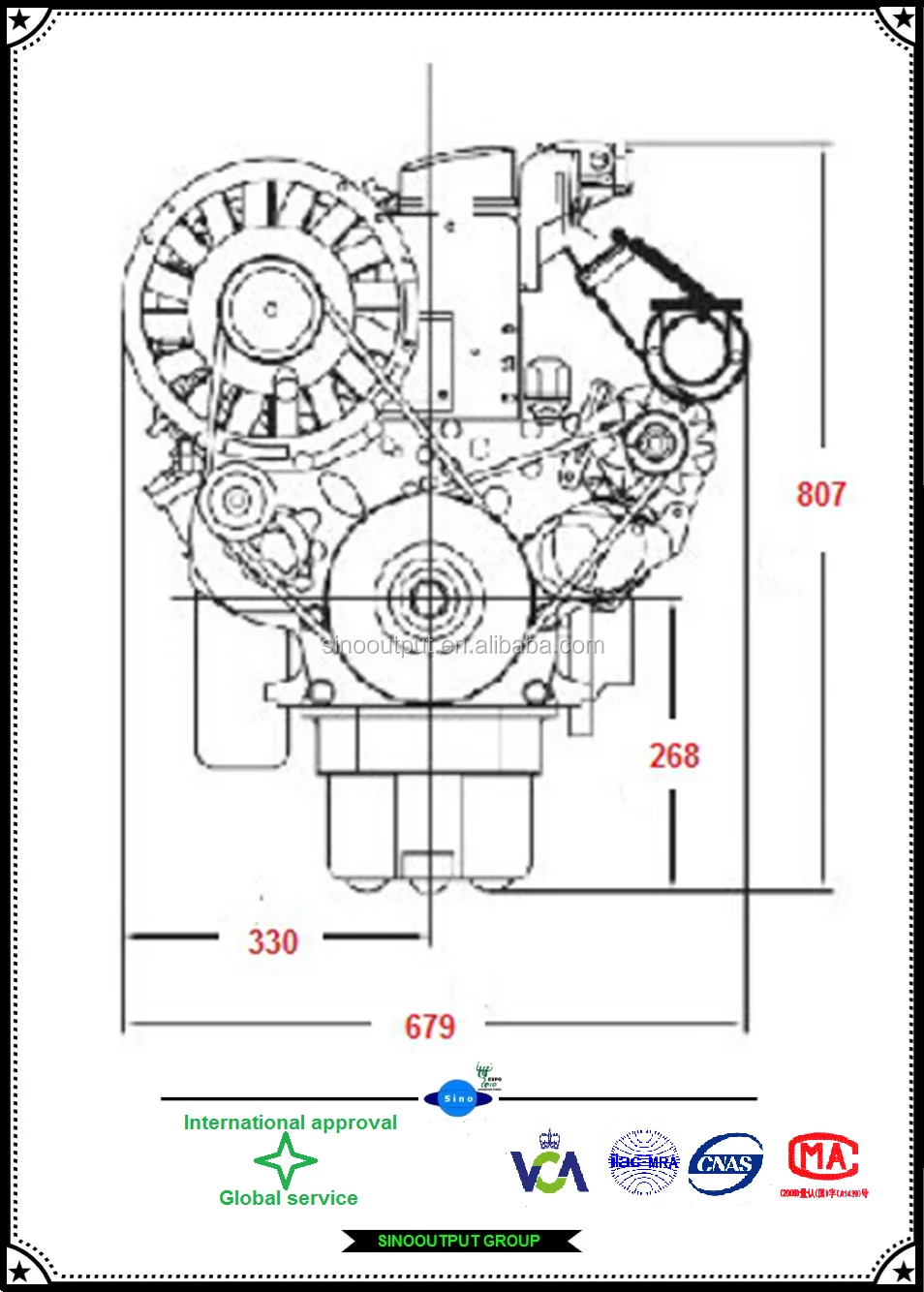 2 Cylinder Diesel Motor F2L912 Deutz Engine - 30 HP for Construction ...