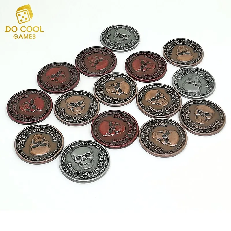 Factory Custom Game Metal Counters For Board Game - Buy Metal Counters ...