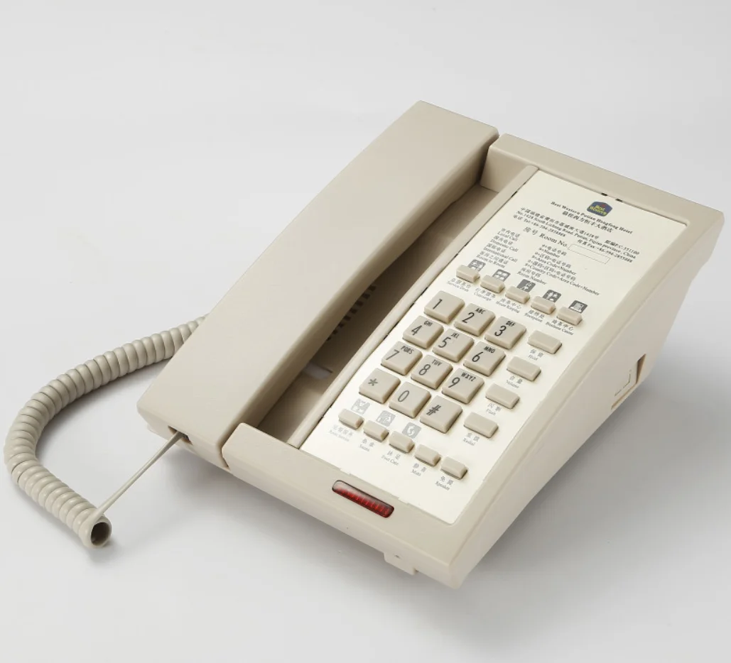 New Model Hotel Guest Room Phone With Mwl Work With Any Brand Pabx And ...