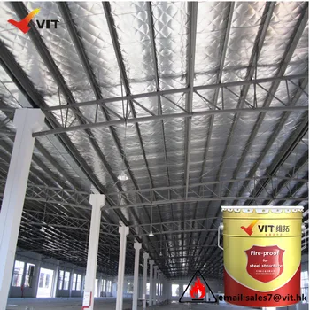 Structure Steel Fire Resistant Coating Paint Anti Fire Powder Coating ...