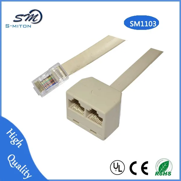 Usb To Rj11 Serial Converter Cable 4p4c 6p4c Extension Cord - Buy Usb ...