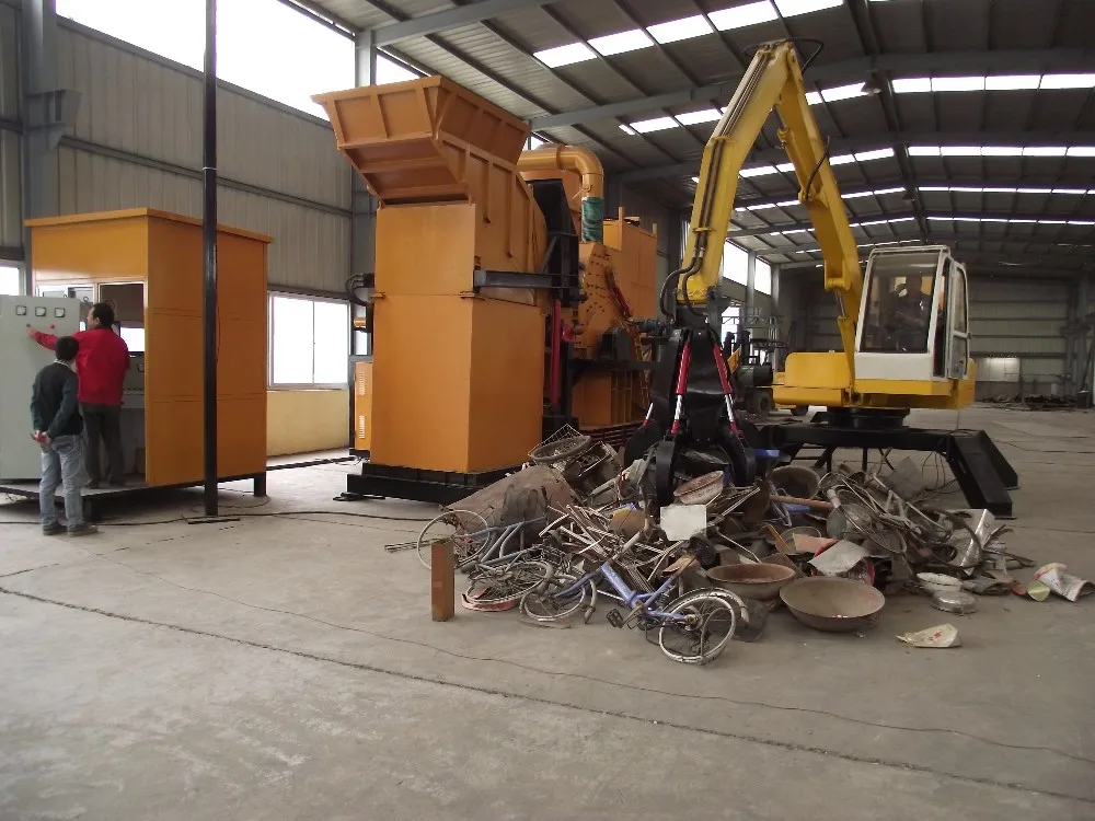 Car Shredder Scrap Metal Hammer Mill Small Metal Shredder Waste ...