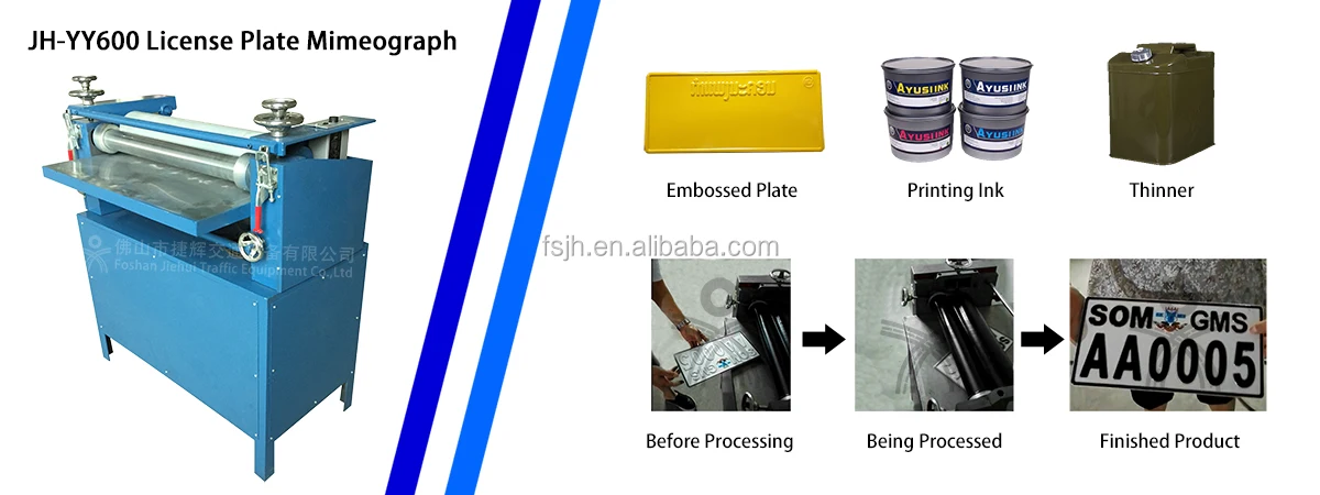 Digital Easy Operation Embossing Car Number Plate Machine