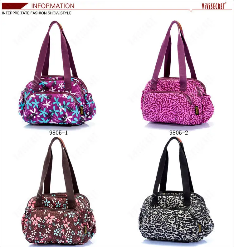 Vivisecret Printing Female Daily Use Handbags Elegant Hand Bags For ...