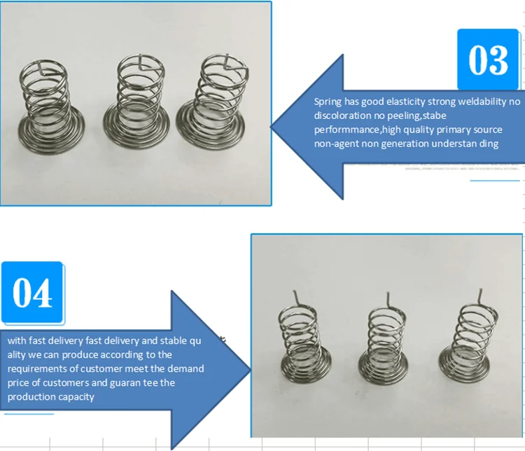 Manufacturer Compression Touch Button Switch Spring - Buy Spring,Touch ...