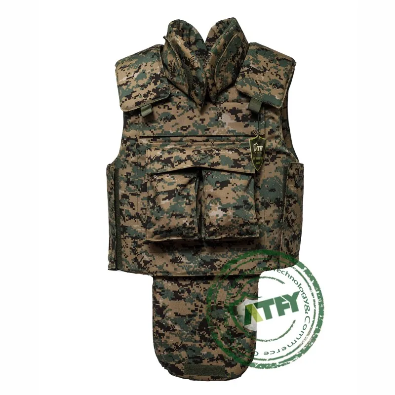 Full Body Bullet Proof Armor Kevlar Body Suit Tactical Body Armour ...
