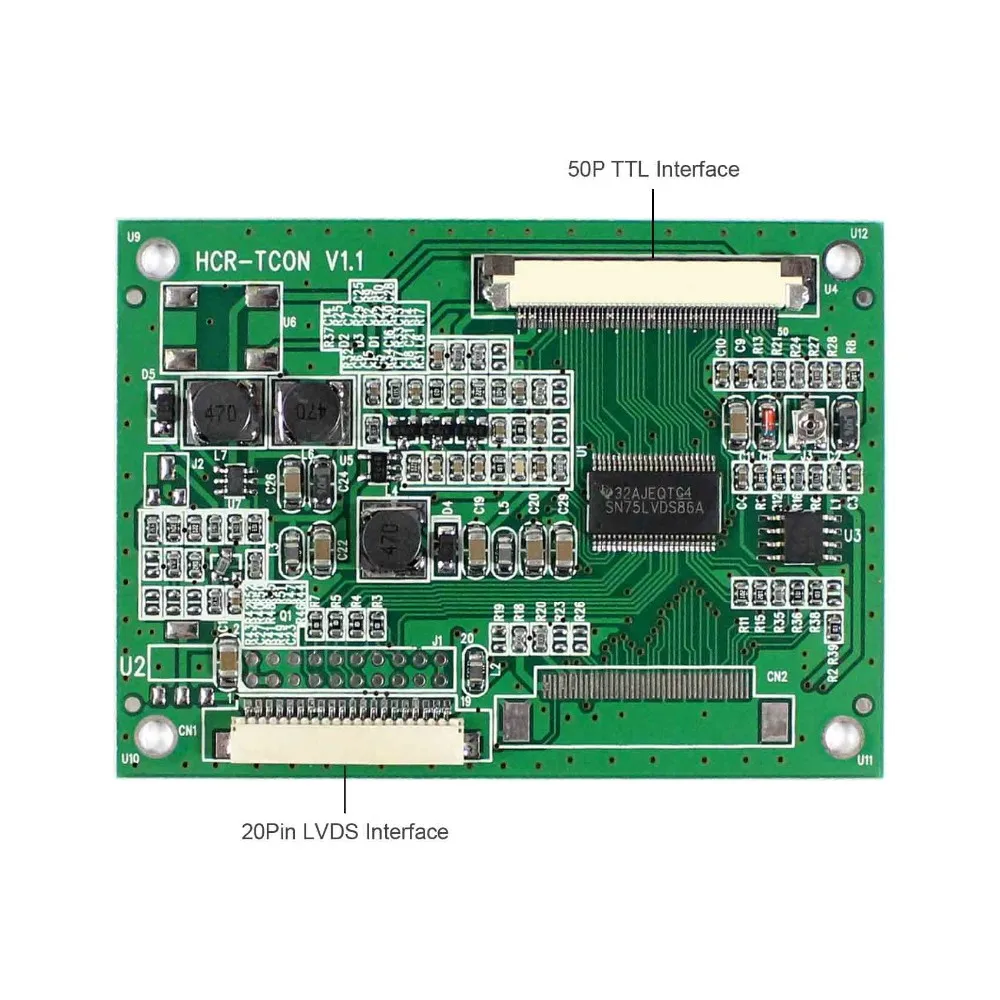 LVDS to TTL Converter Board for 5inch Displays - VS D000002