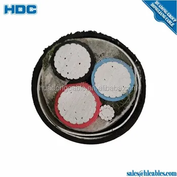 Multi-conductor Cable Armed 1x3c # 2/0 + 1x3c # 6 Awg,Copper Braided Class B 90 C Xhhw-2 Cts Pvc ...