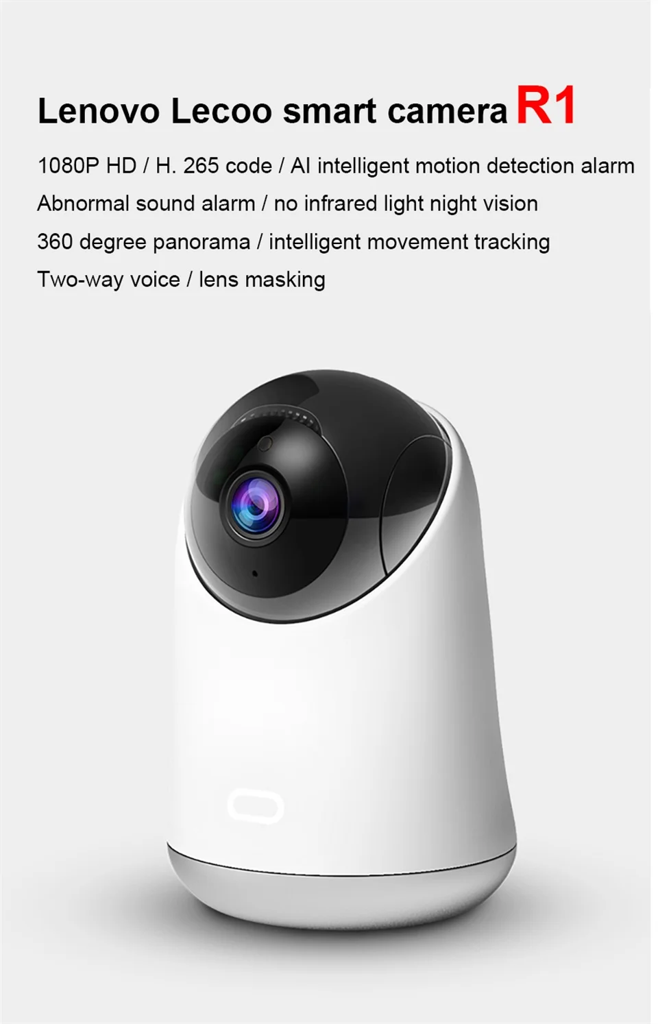 Lenovo Lecoo Smart Camera R1 360 Video Camera Smart Wifi Ip Camera ...