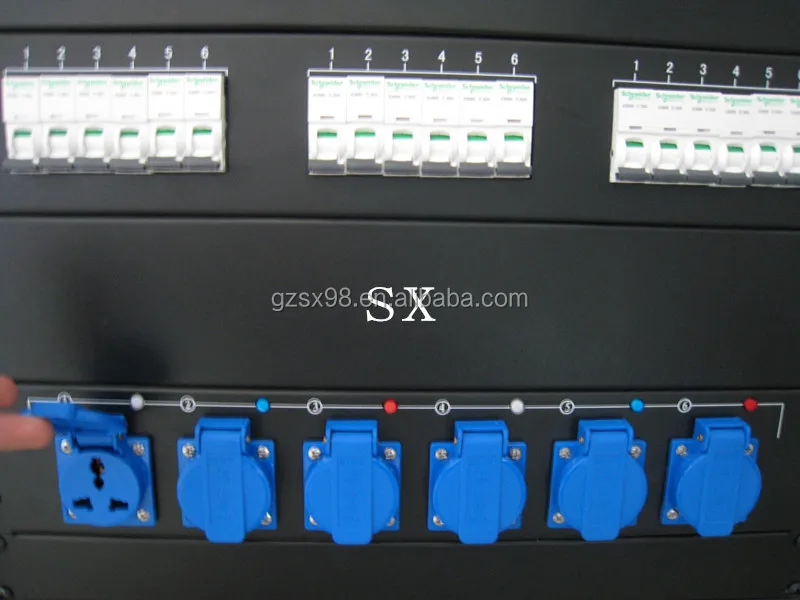 3 Tres Fase De Montaje En Rack De Energía Eléctrica De Distribución ...