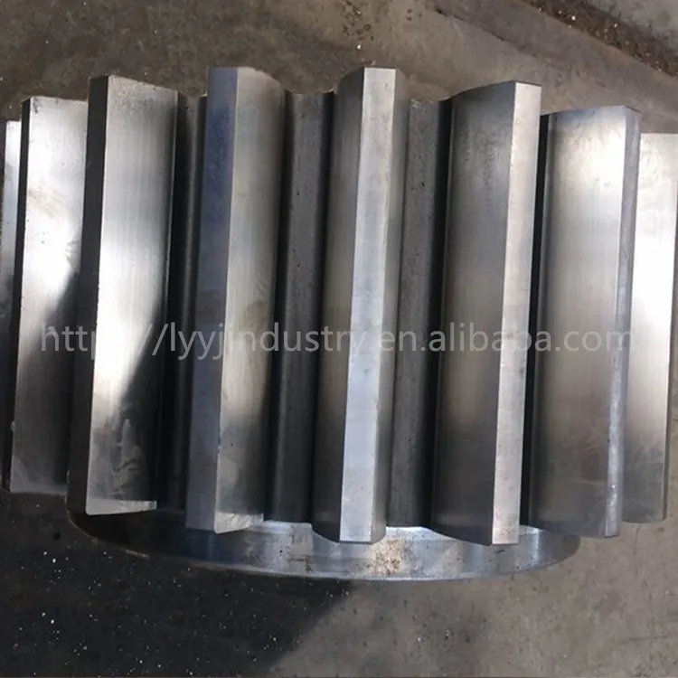 Large Diameter Forged Drive Spur Big Gear for Cement Mixer Rotary Dryer ...
