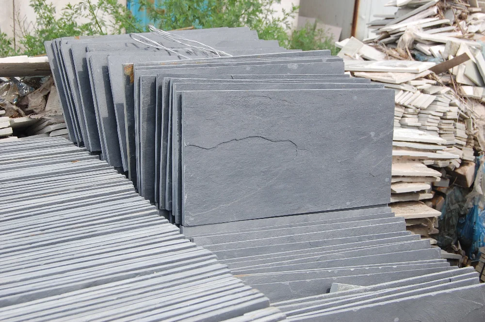 HS018 Natural Pedra Ardósia Preta-Ardósia-ID do produto:265899084 ...