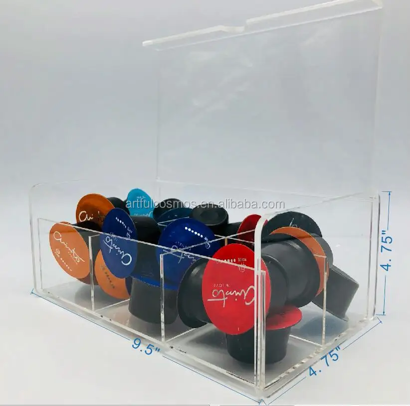 New Design Customized Clear Acrylic Coffee Capsule Holder Box For ...