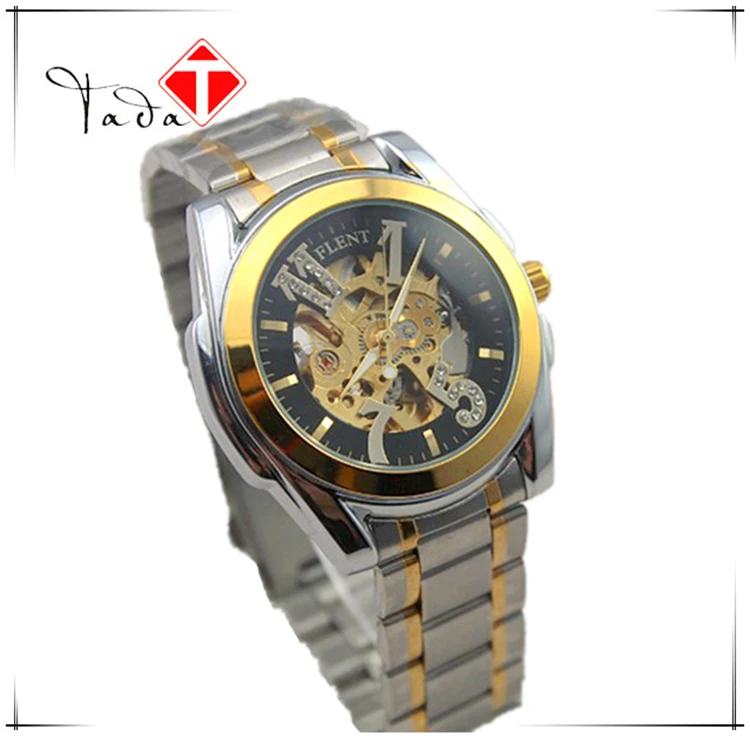 FLENT Men's Watches - Elegant Strap Dial Automatic Self Winding