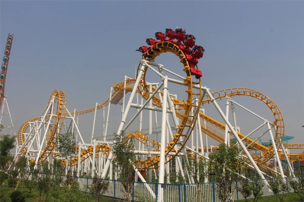 High Safety Amusement Park Roller Coaster Equipment With High Quality ...