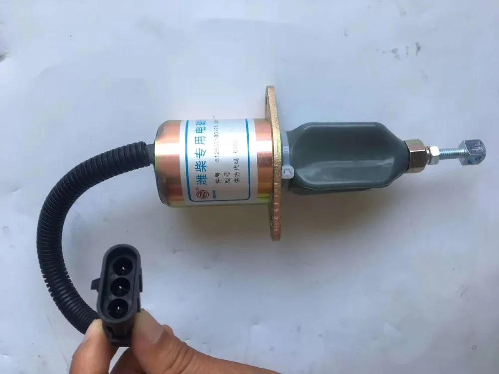 Válvula Solenoide Weichai/,Válvula Solenoide De Parada De Combustível ...