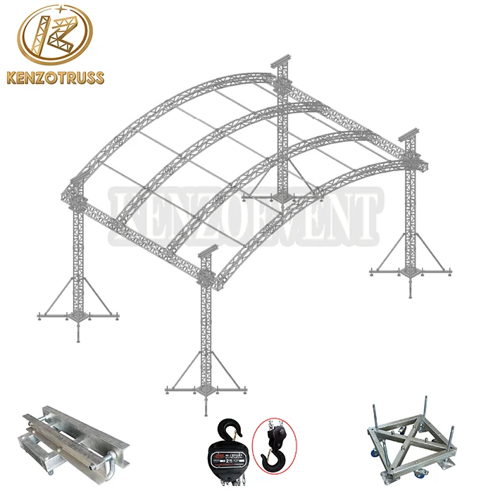Aluminum Circle Truss Round Roof Truss Design - Buy Round Truss,Circle ...