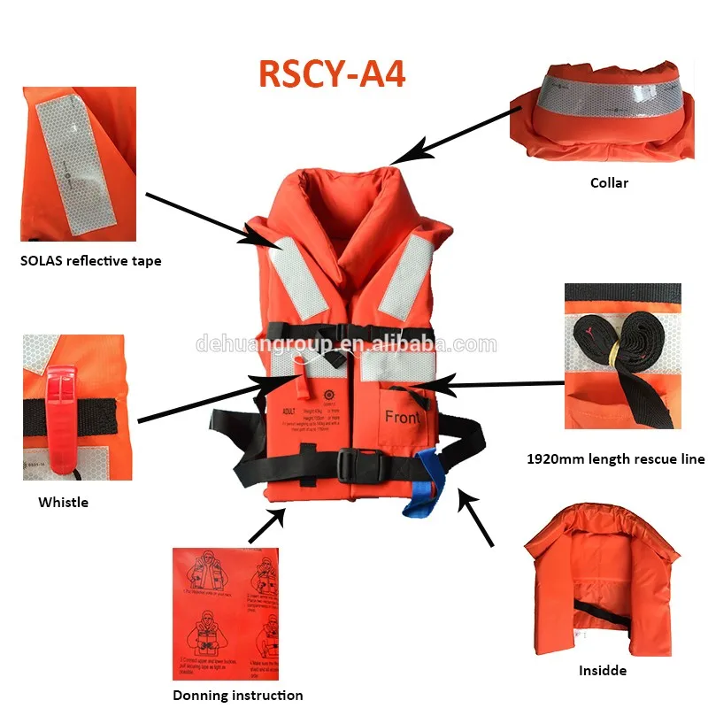 Solas Foldable Adult 150N Marine Foam Life Jacket - Safe & Comfortable