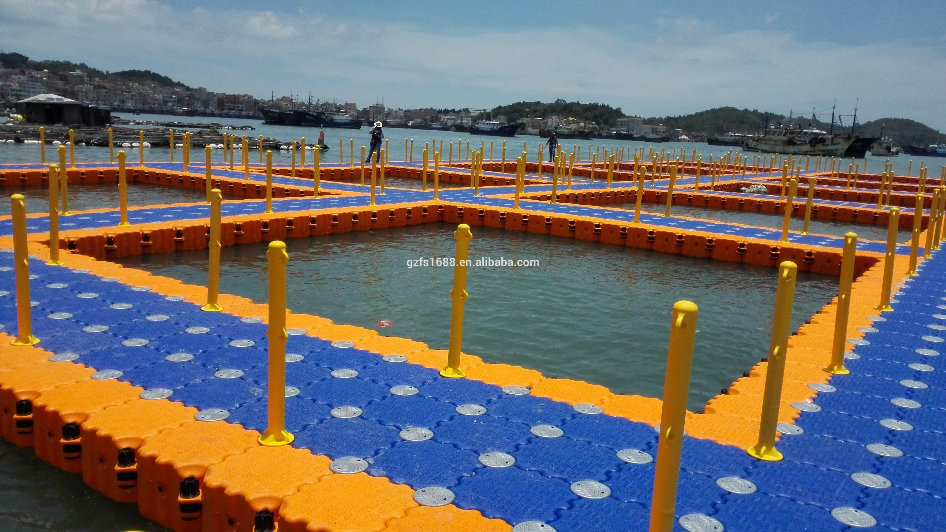 Plastic Pontoon Modular Floater - Durable Swimming Pool Platform