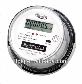 Sub Meter Single Phase Ansi Socket /rs485 /plc Wifi 1s 2s Energy Kwh ...