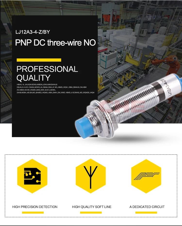 High quality M8/M12/M14/M18/M24/M30/NPN/PNP/DC6-36V detection distance ...