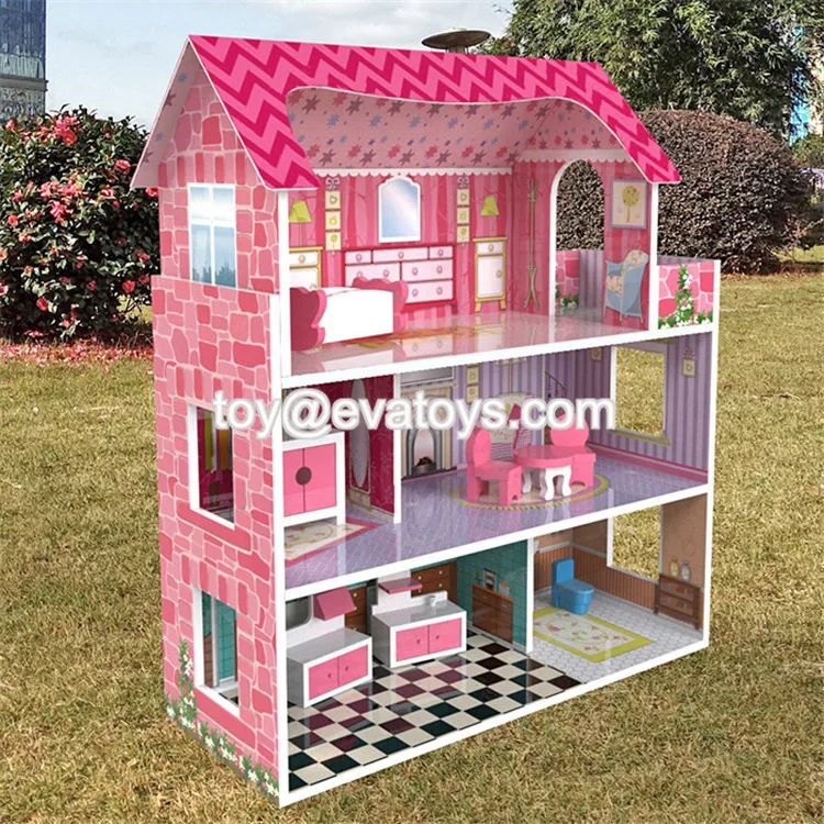 New Design Lovely Girls Toy Sets Wooden Miniature House Kits W06a235 ...