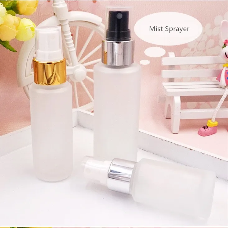Frosted Clear Glass Perfume Spray Bottle 20ml 30ml 50ml Sizes with Mist ...