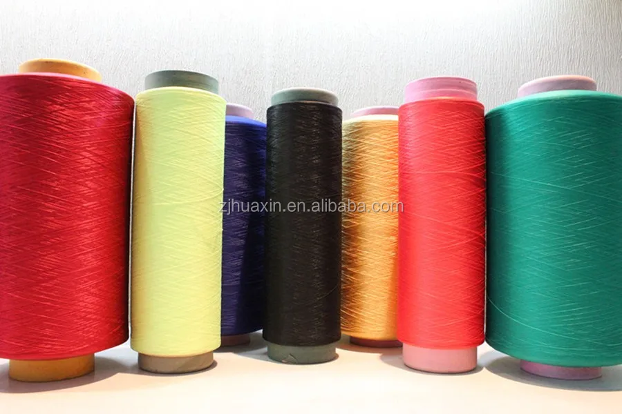 100% Polyester Dope Dyed Dty 150d/288f/2 Soft Intermingled Mop Yarn - Buy Dope Dyed Dty ...