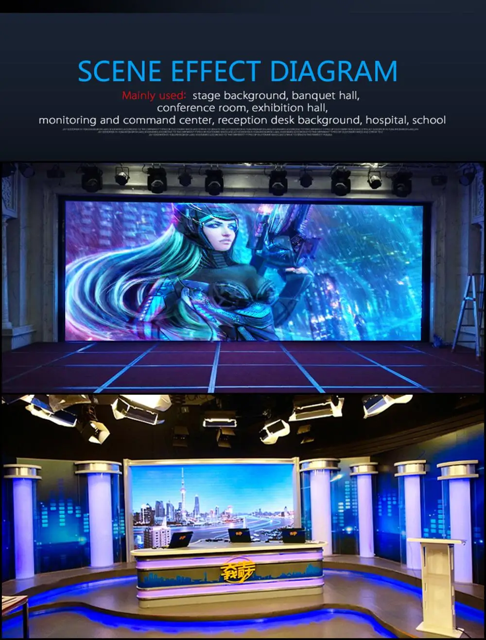 P4 Indoor Smd 3in1 Rgb Led Display Module/led Video Screen - Buy P4 ...