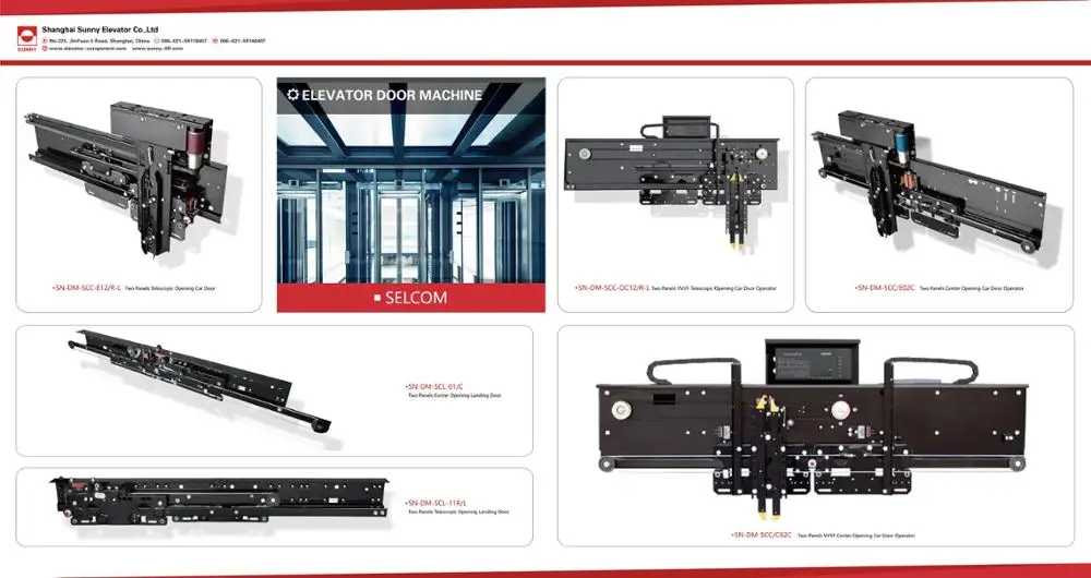 Selcome Wittur Eco With Dc Motor Selcom Elevator Two Panels Telescopic ...