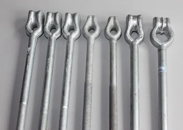 Hot Dip Galvanized Single Strand Anchor Rod Used For Guying Utility ...