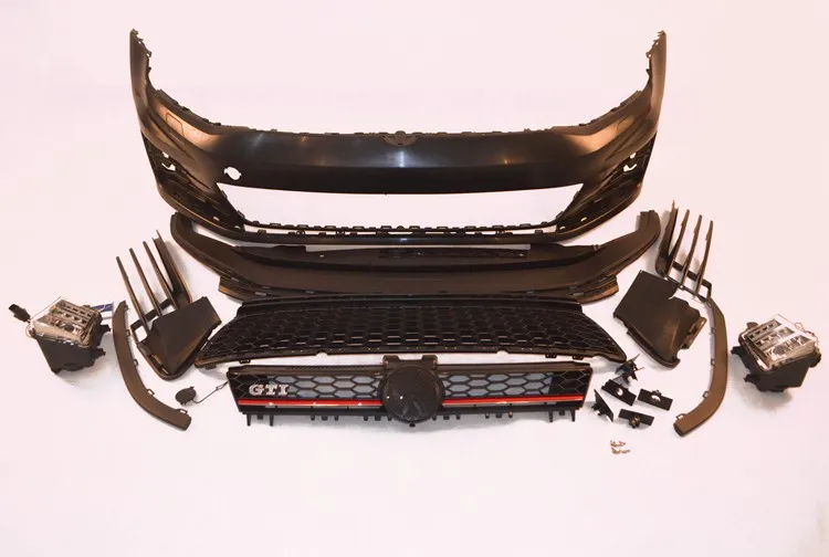 For Vw Golf 7 Gti Front Bumper For Tuning Parts Pp Material 2012-2015 ...