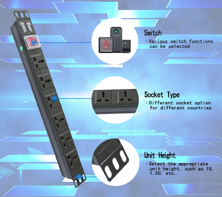 Remote Ip Pdu Power Distribution Unit - Buy Ip Pdu,Remote Pdu,Power ...