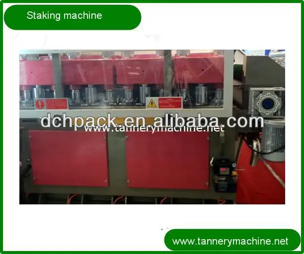 Leather Staking Machine - Soften & Grade Textiles Efficiently