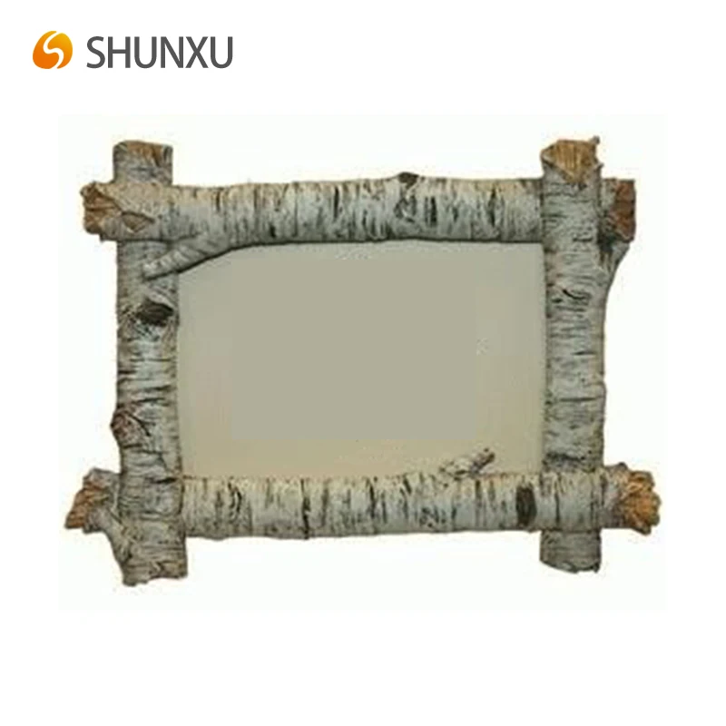 Rustic Birch Wood Log Photo Frame - Perfect for Home Decor