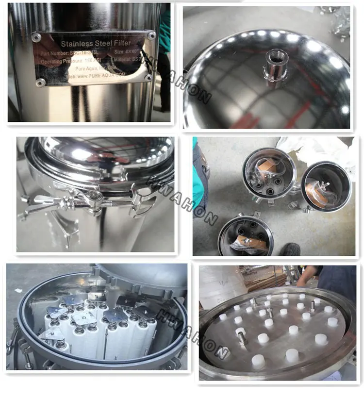 Water Cartridge Filter Housing Wastewater Filtration Treatment For ...