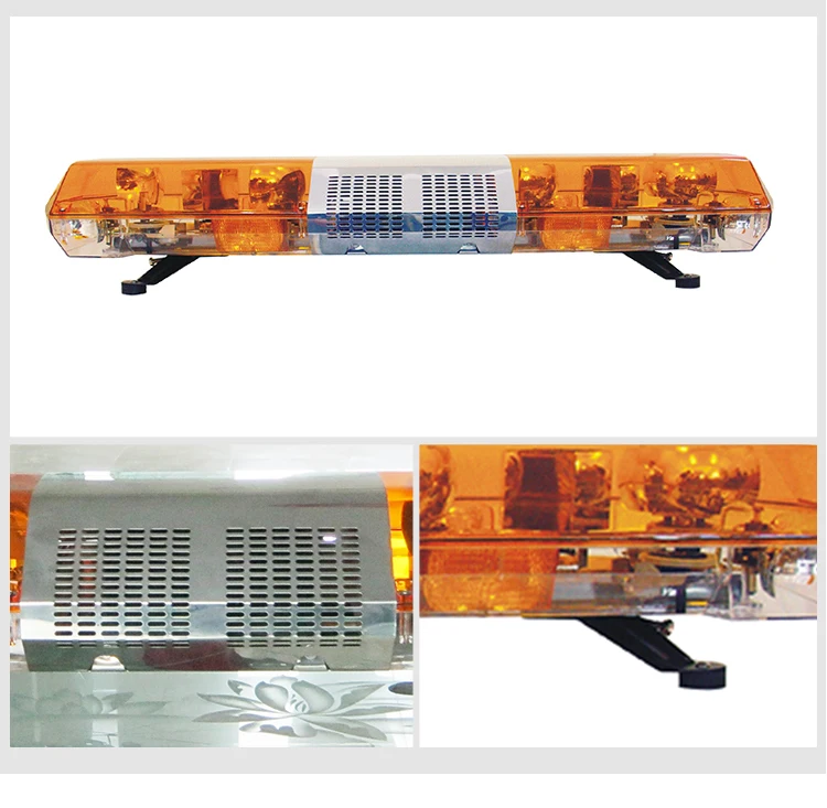 LYAF Wholesale Red/blue/amber Rotating Halogen Warning Light Bars Strips