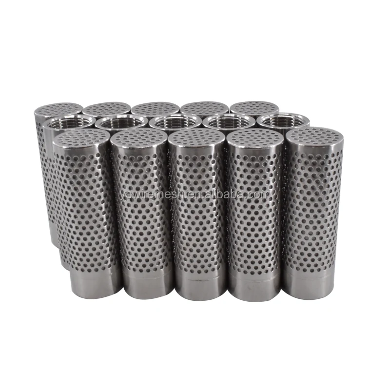 SUS 304 스테인레스 스틸 소결 메쉬 원통형 에어 필터 요소 가스 감지기| Alibaba.com