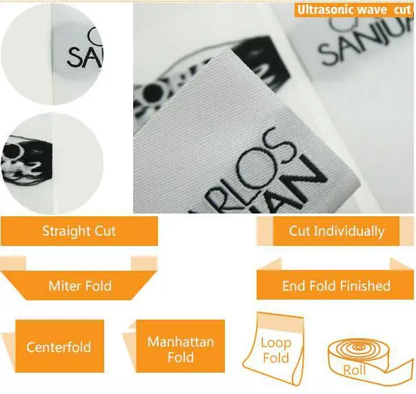 Customized Satin Labels Woven Logo Garment Satin Labels Clothing - Buy ...