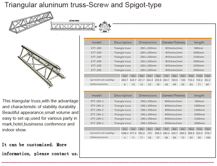 Aluminum Flat Truss with Roof Cover - Lightweight, Versatile for Events ...