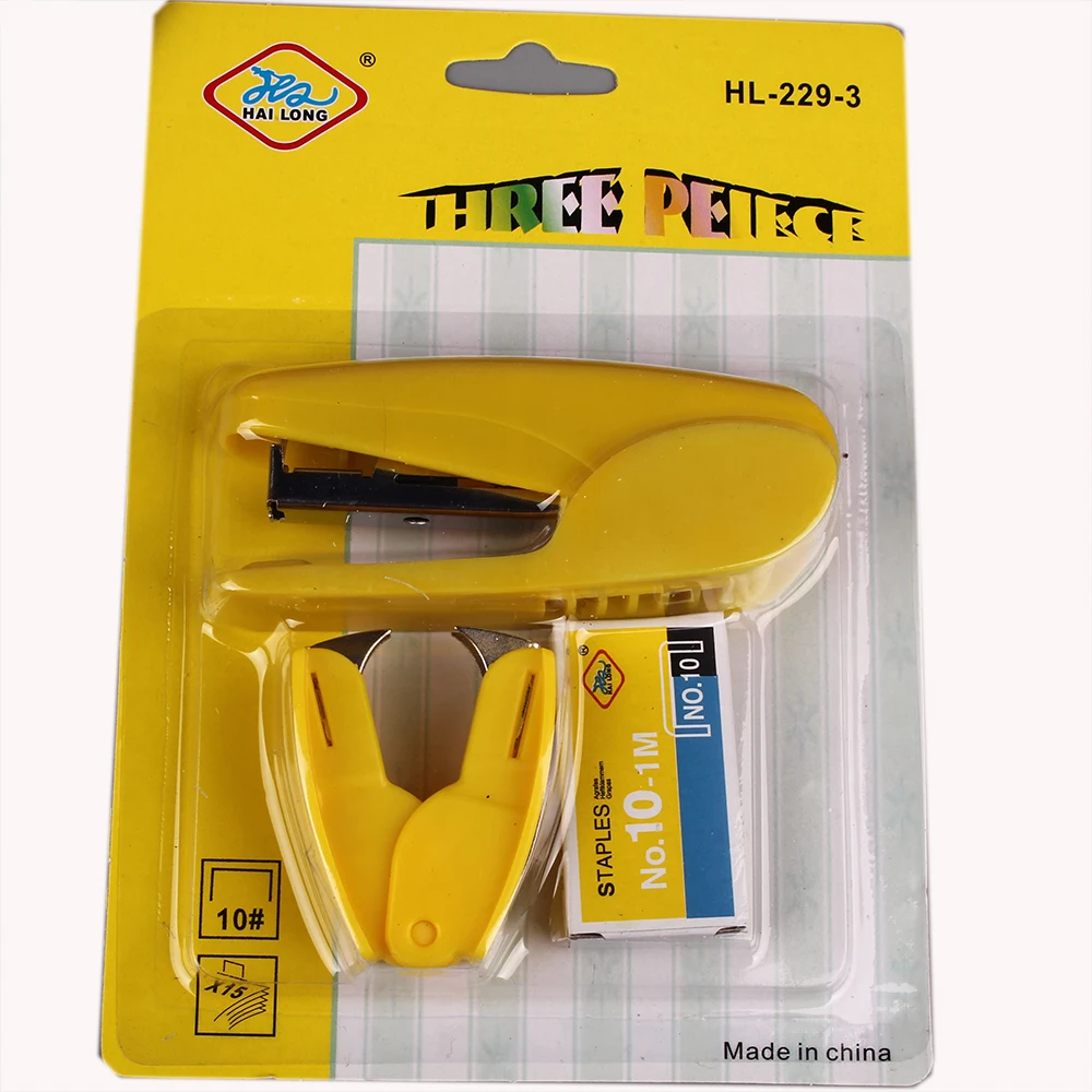 Small Unique Stapler Color Plastic Stapler With 10 - Pin Binding Device ...