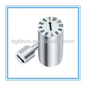 Plastic Injection Mould Parts Date Code Date Marking Insert With High ...